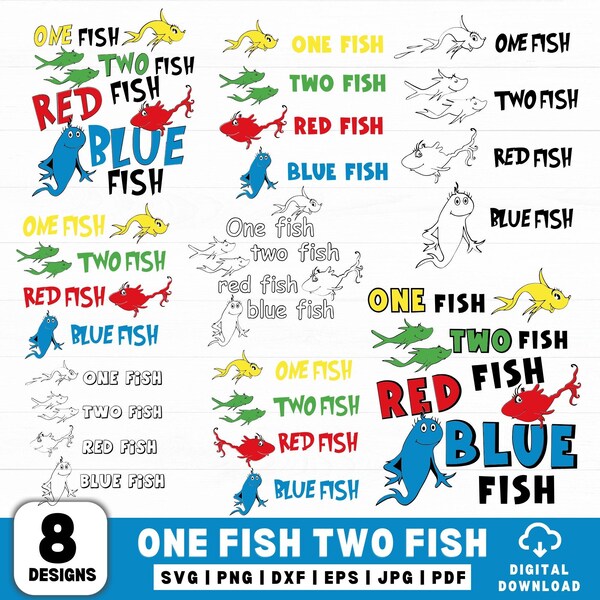Fish Svg - Etsy