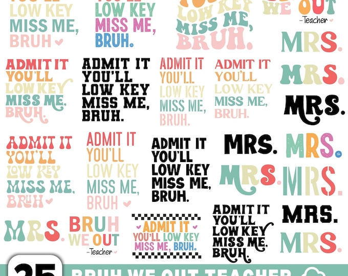 Teacher Svg Bundle| Funny Teacher Svg| Teacher Quote Png| Back to ...