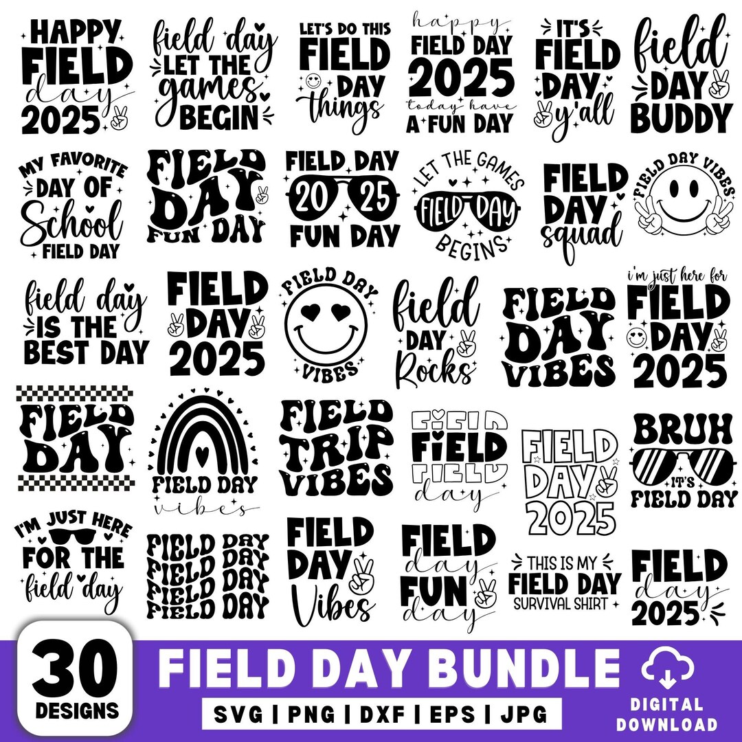 Field Day SVG Bundle, Field Day Trip Svg, Funny Teacher Svg,field Day ...
