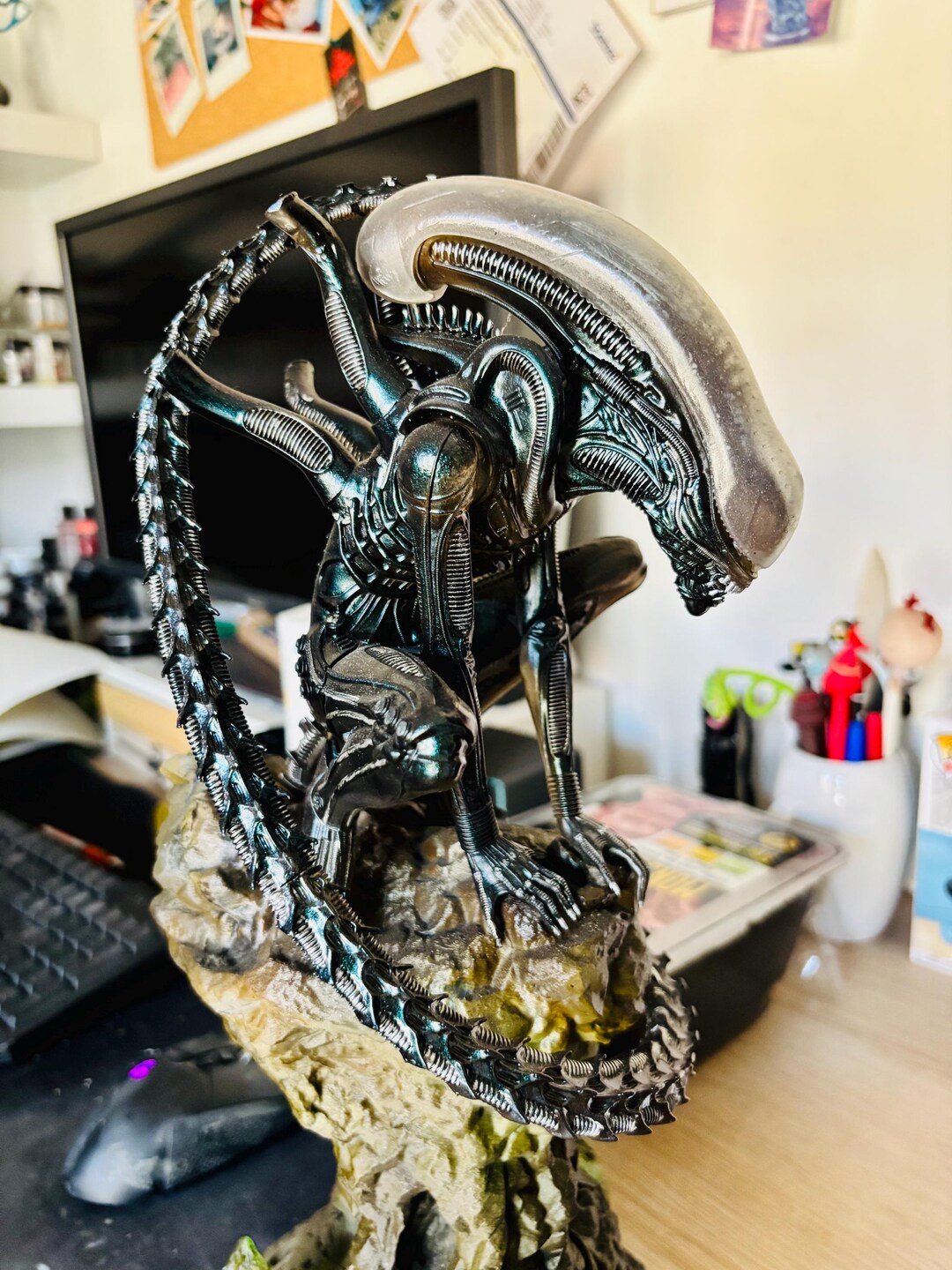 Alien Xenomorph Action Figure 30 Cm / 3d Printed Bust / Gift / Cinema ...