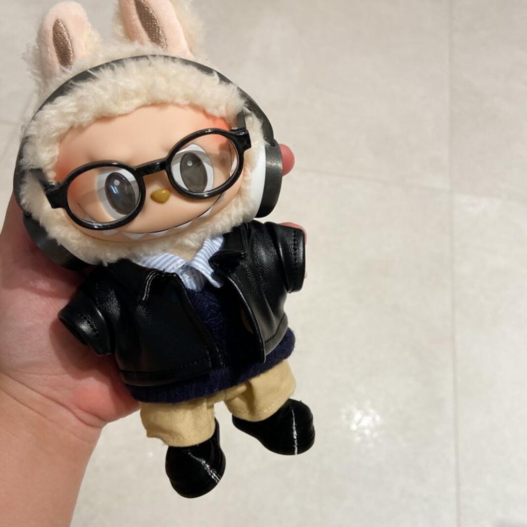 Labubu Jacket Suite, Handmade Labubu Clothes, Labubu Have a Seat, 17 Cm ...