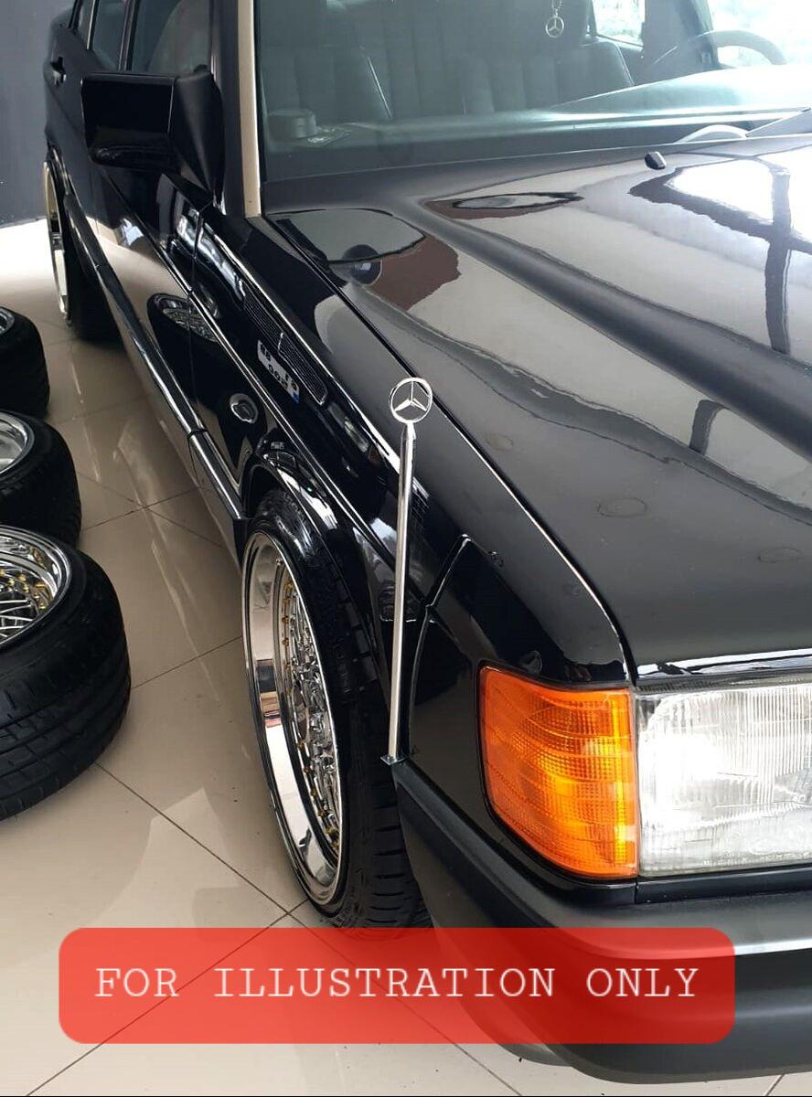 Old Mercedes Flag Parking Assist Pole W124 C124 W126 W201 W123 - Etsy