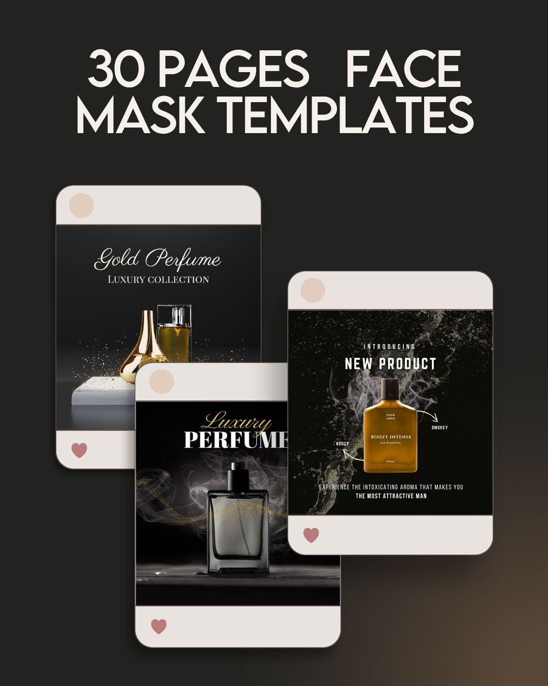 30 Page Modern Fragrance Template | Perfumes Instagram Template ...