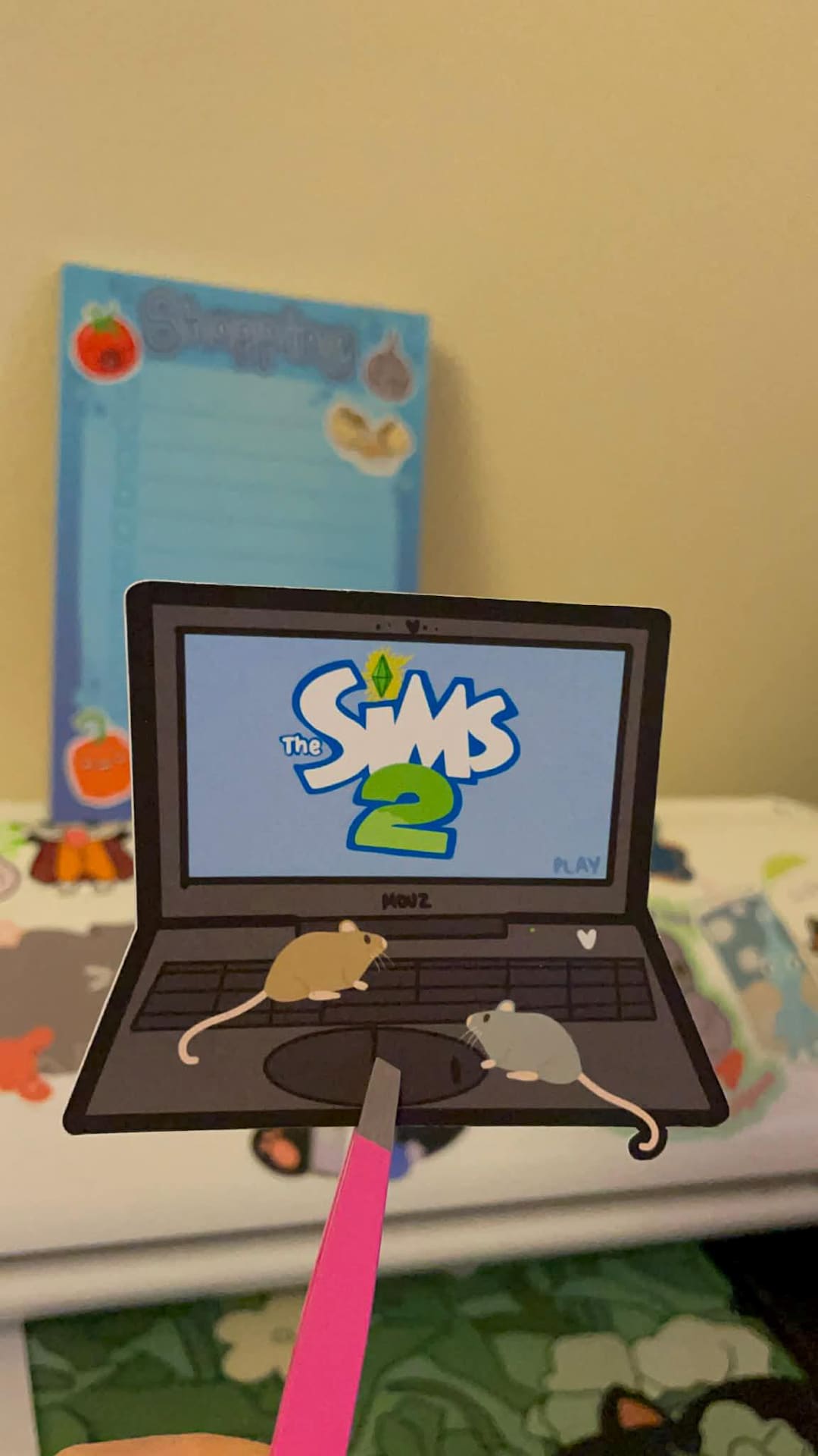 The Sims 2 Laptop Rats Vinyl Sticker, Gaming, Gamer, Nostalgia - Etsy