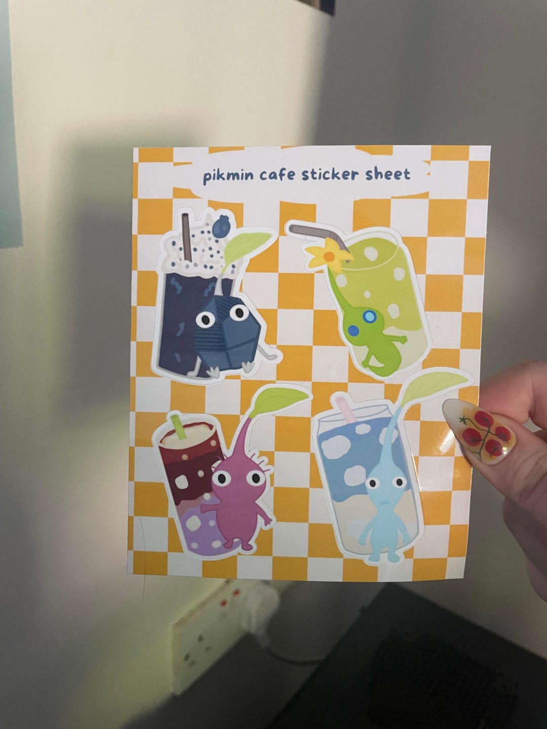 Pikmin Cafe Vinyl Sticker Sheet: Kawaii Gaming Stickers - Etsy