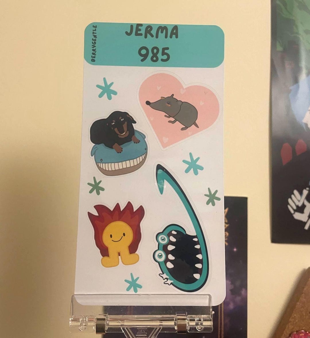 Jerma985 Waterproof Sticker Sheet: Rat, Gamer Gift - Etsy