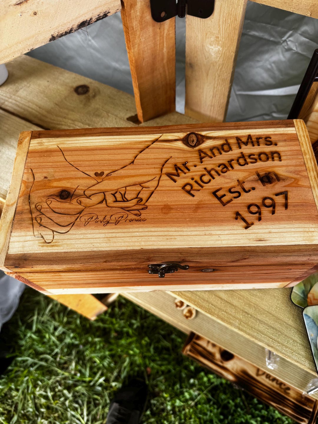 Handmade Jury Boxes and Stands Made Out of Cedar - Etsy