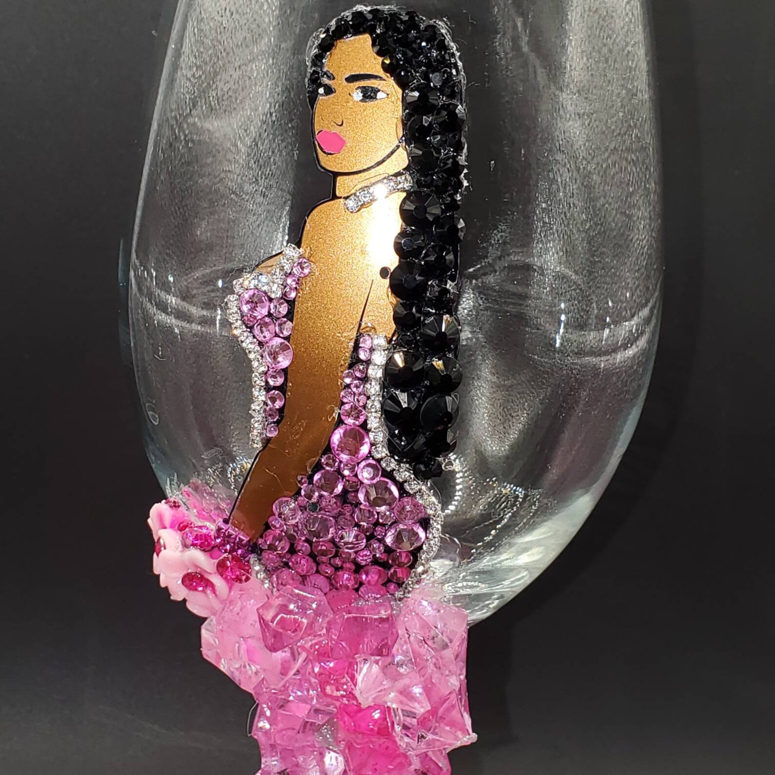 Custom Diva Wine Glass Oh Hello - Etsy