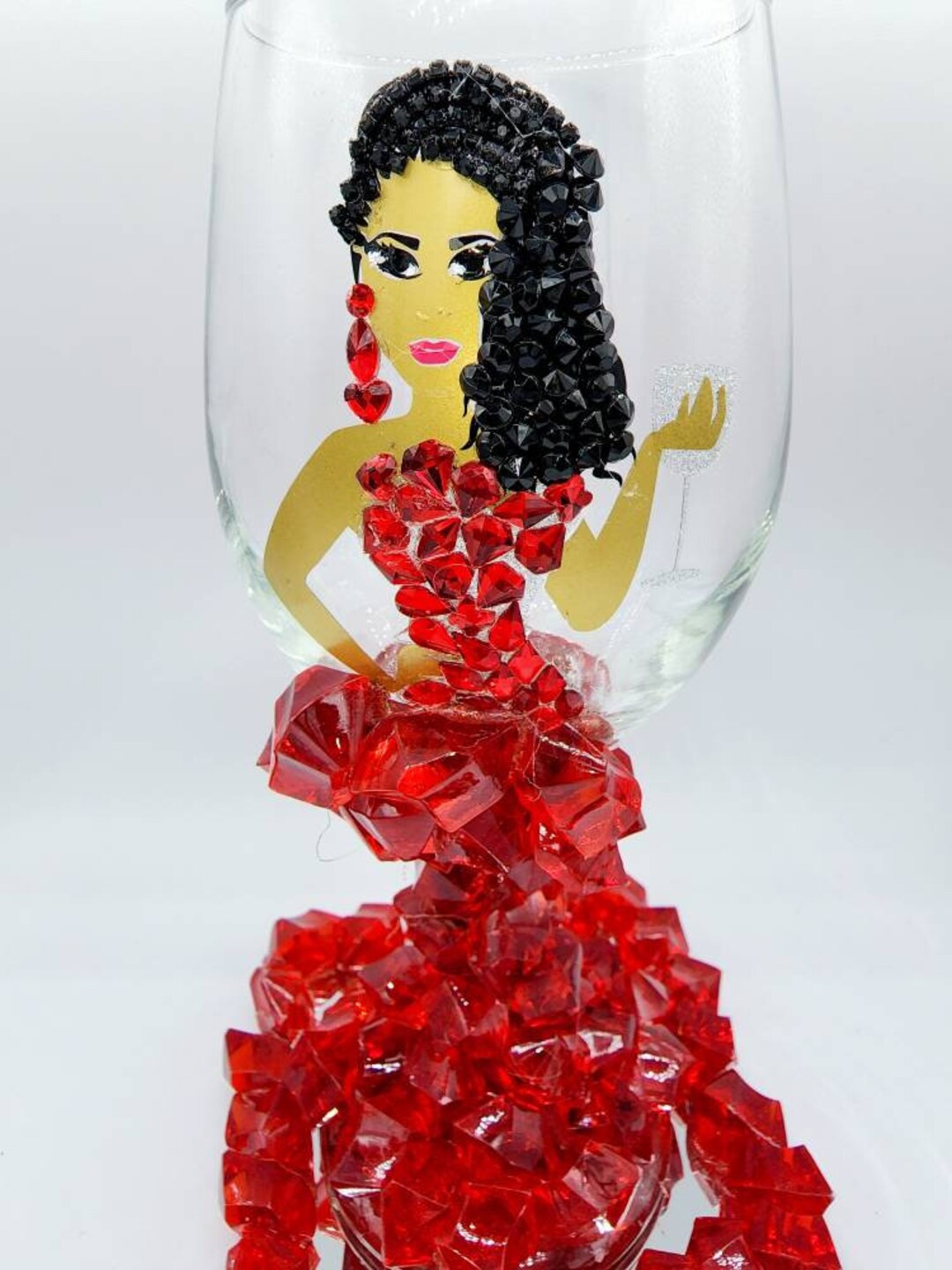Custom Diva Wine Glass Wine Diva long Length - Etsy