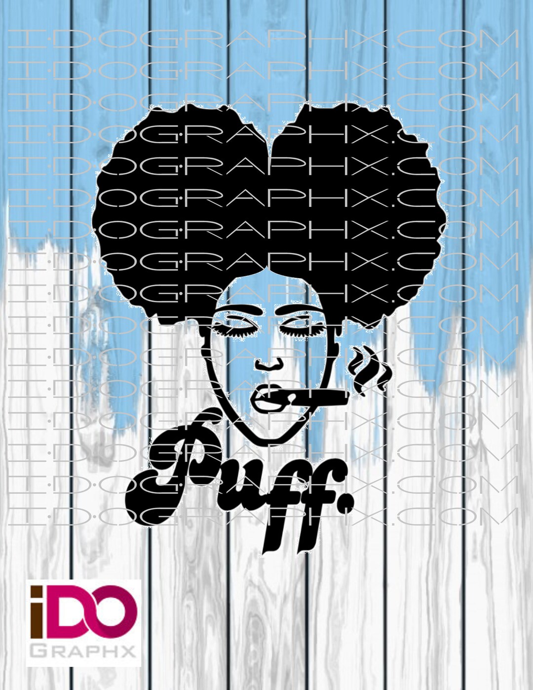 3 Puffs - Afro Puff SVG File - Etsy