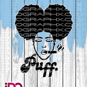 3 Puffs - Afro Puff SVG File - Etsy