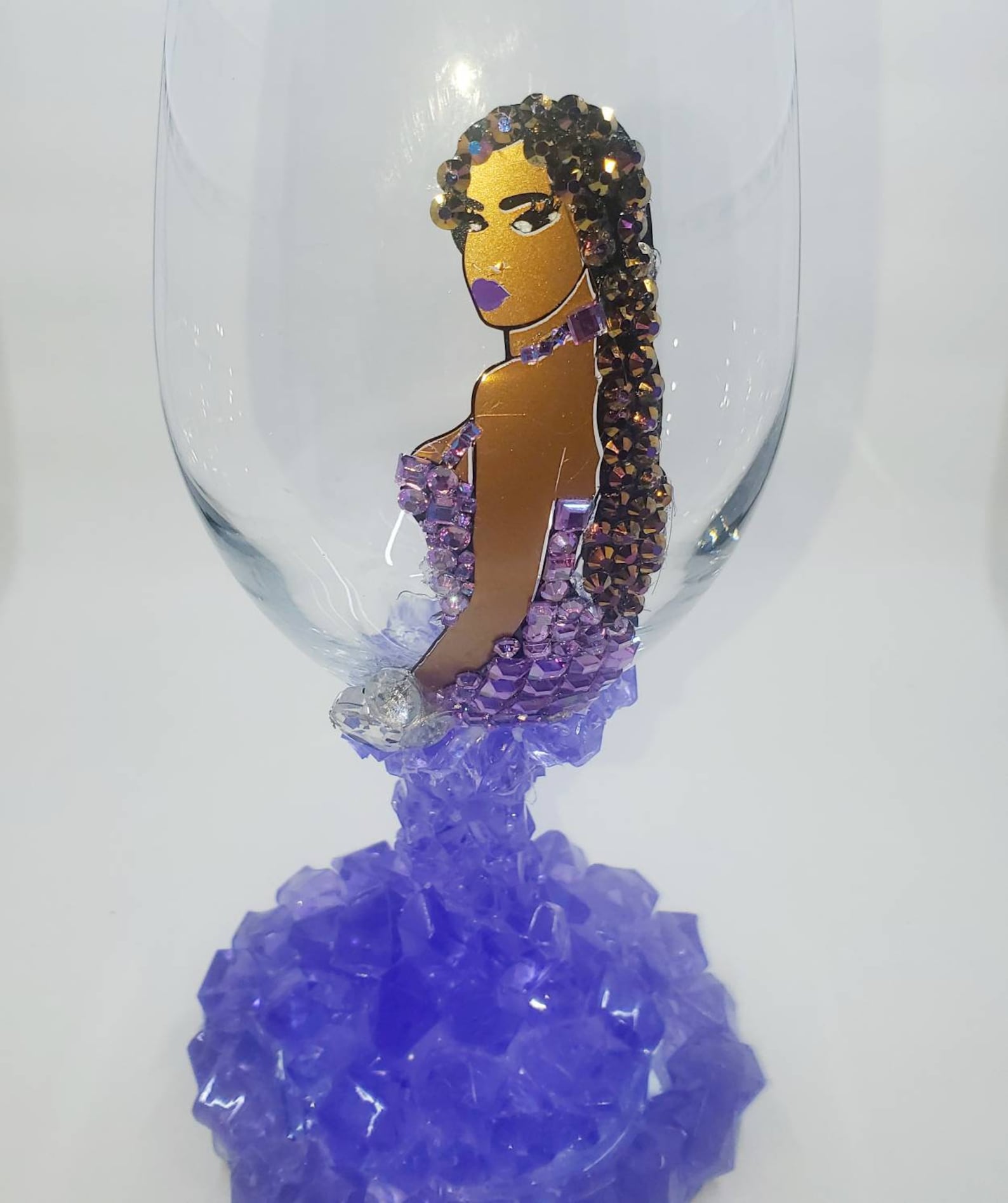Custom Diva Wine Glass Oh Hello - Etsy