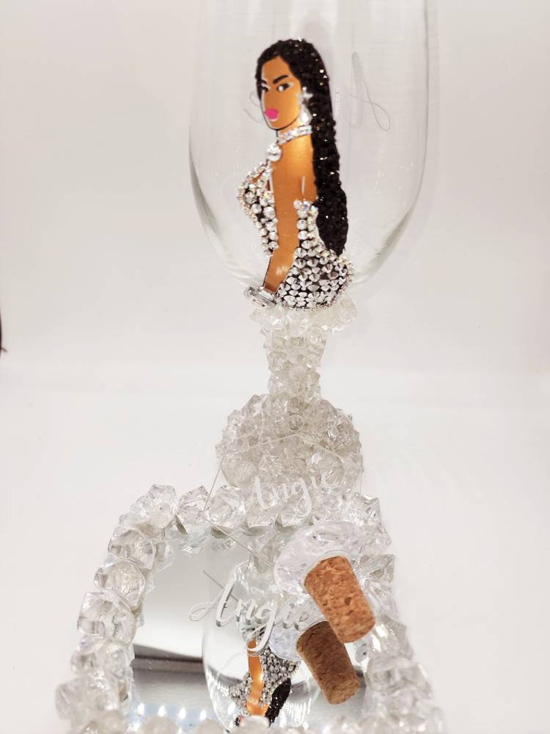 Custom Diva Wine Glass Oh Hello - Etsy