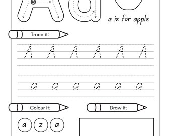 Preschool Pre-k + Kindergarten Learning Bundle | 26 Alphabets ...