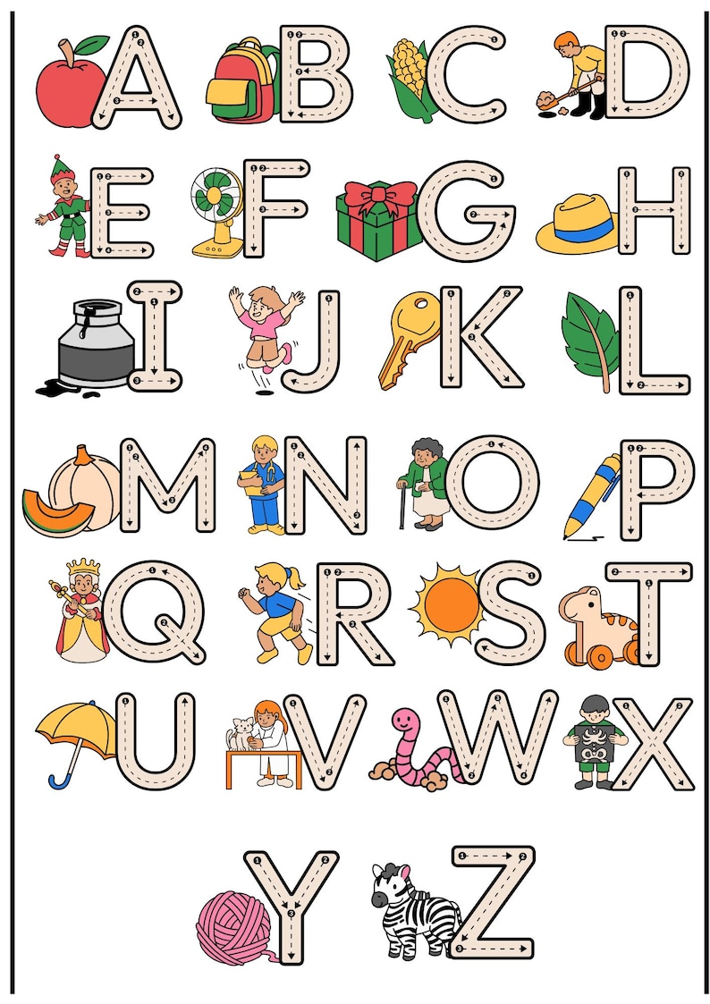 Preschool Pre-k + Kindergarten Learning Bundle | 26 Alphabets ...
