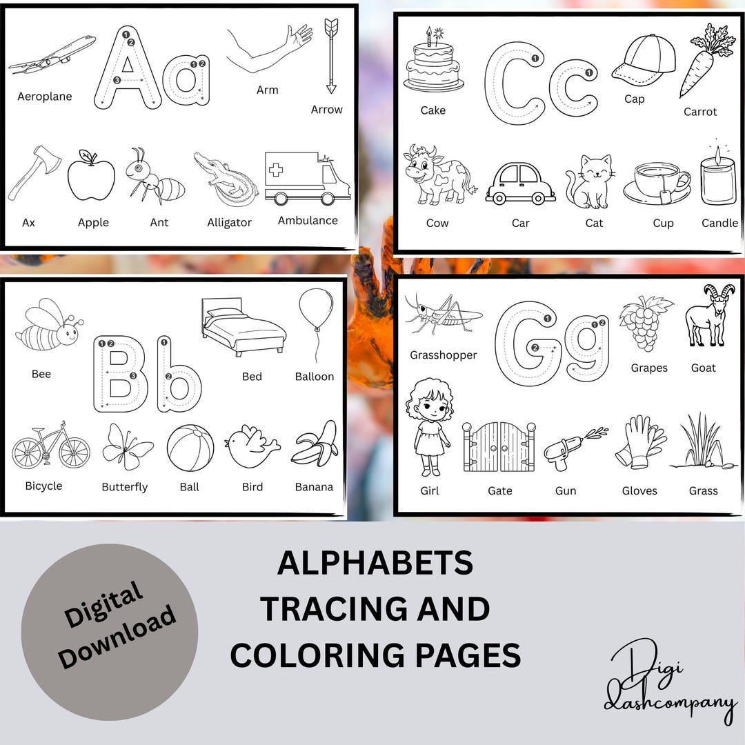 Preschool Pre-k + Kindergarten Learning Bundle: 8 Words per Letter ...