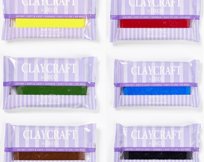 Polymer Clay, Air Dry Clay, Color Clay, CLAYCRAFT™ by DECO® Soft Clay ...