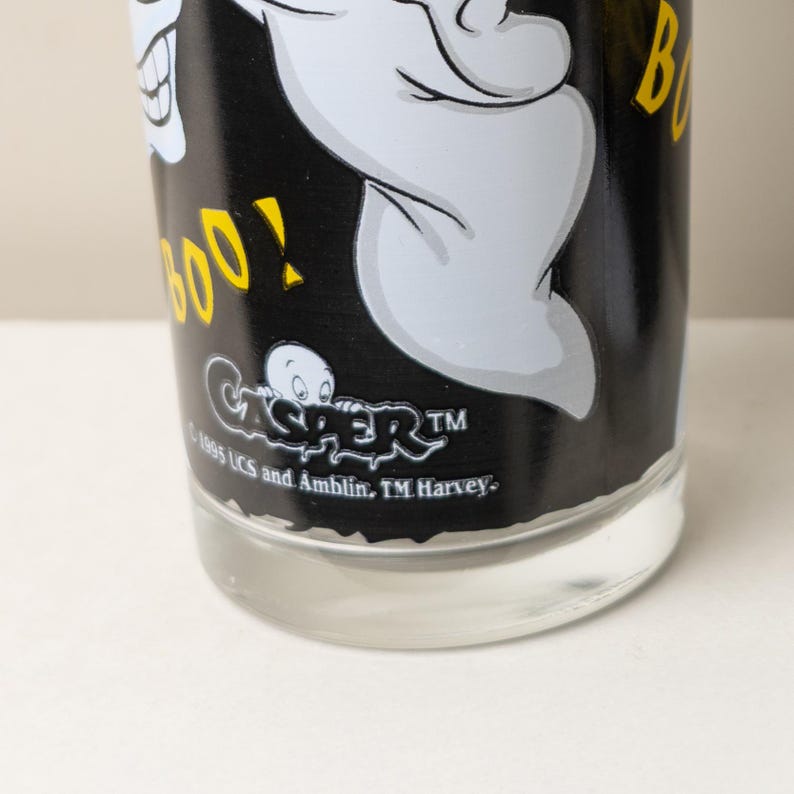 Vintage Casper the Friendly Ghost Glass – Set of 2 Collectible Drinking ...