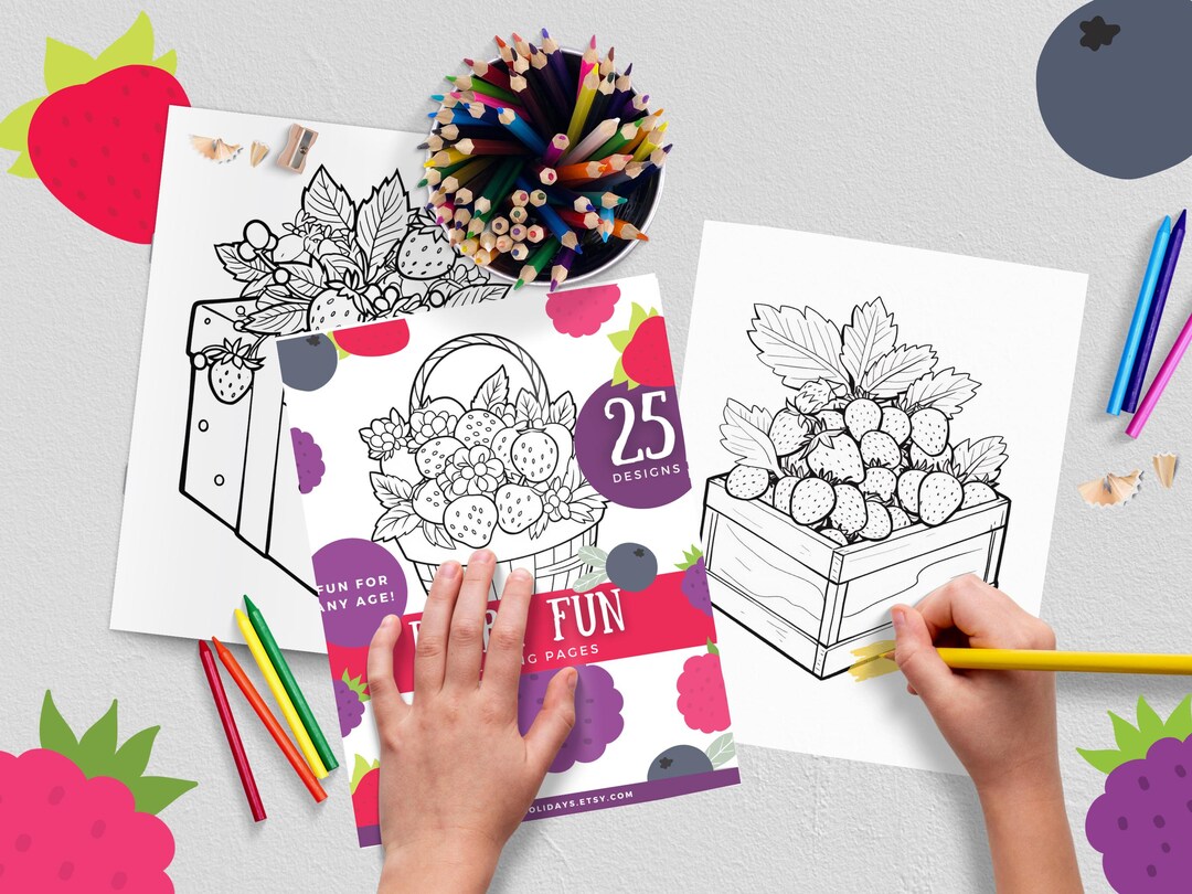 Berry First Coloring Pages, Berry Fun Coloring Pages, Adult Coloring ...