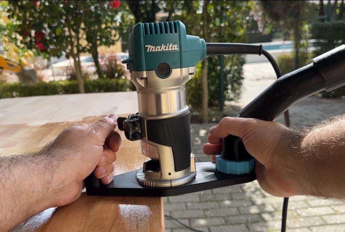 MAKITA Router Base With Dust Extract - for Makita RT0702C, DRT50Z ...