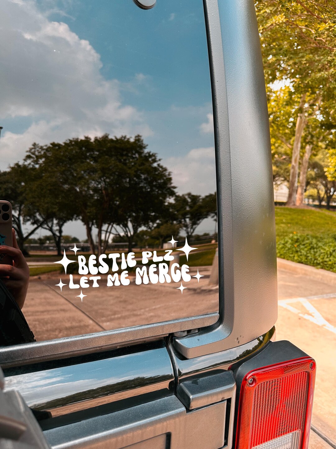 Vinyl Car Decal | Bestie Plz Let Me Merge | Cute Girly Bumper Sticker ...