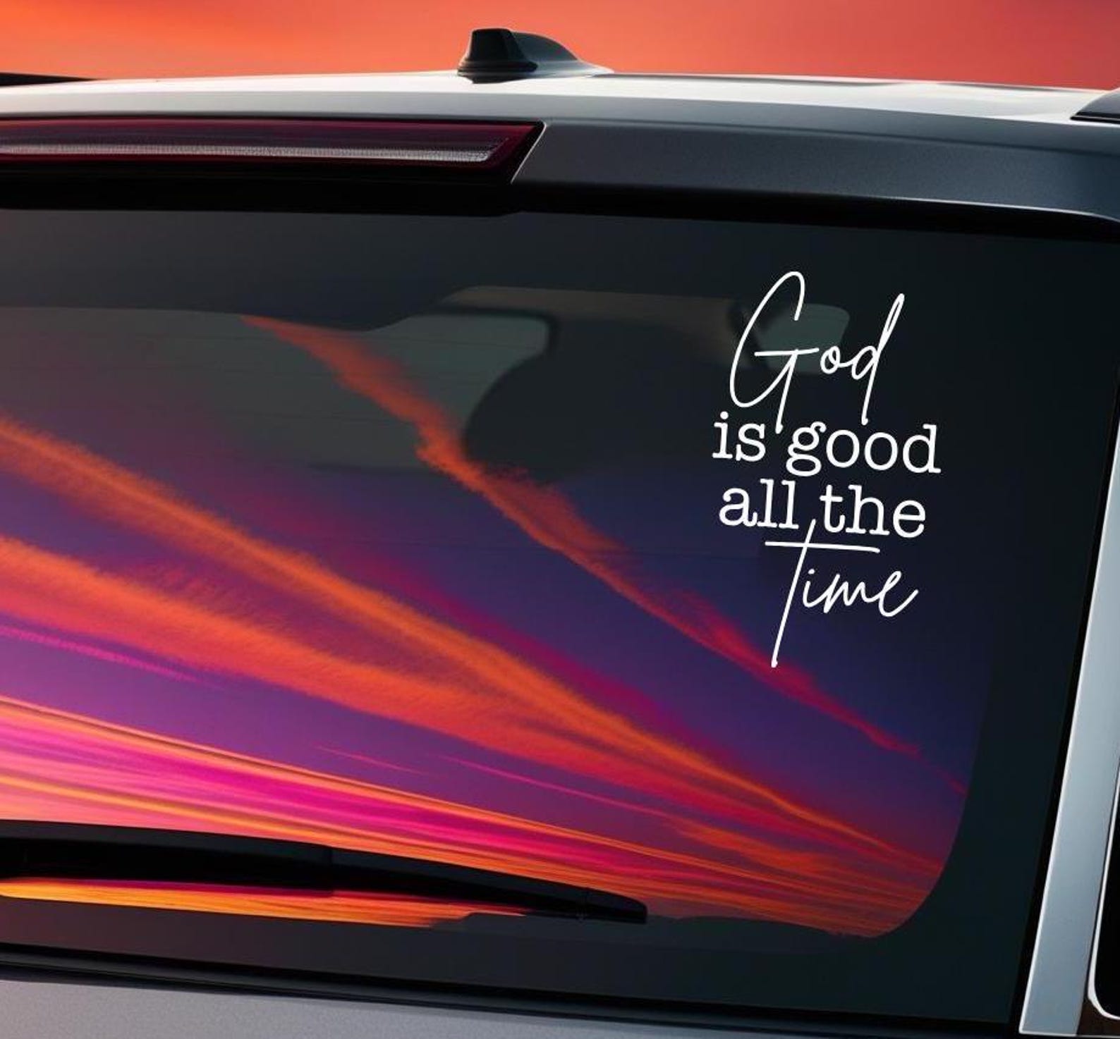 Vinyl Car Decal | God is Good | Inspirational Window Sticker ...