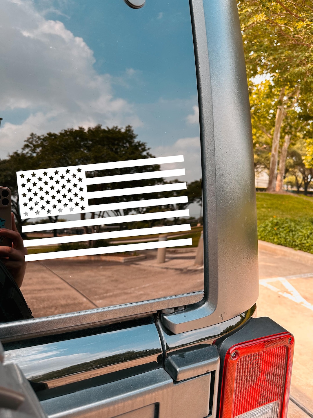 Vinyl Car / Truck / SUV Decal | American Flag | USA Window Sticker ...