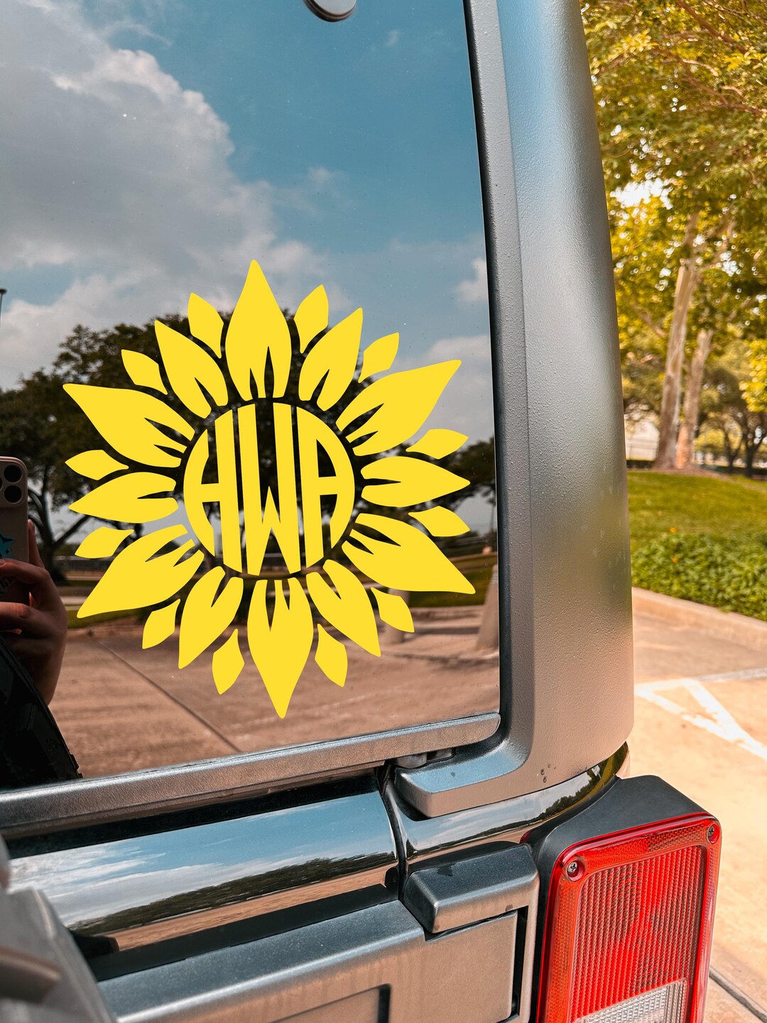 Vinyl Car Decal | Monogram | Personalized Initials | Window Bumper ...