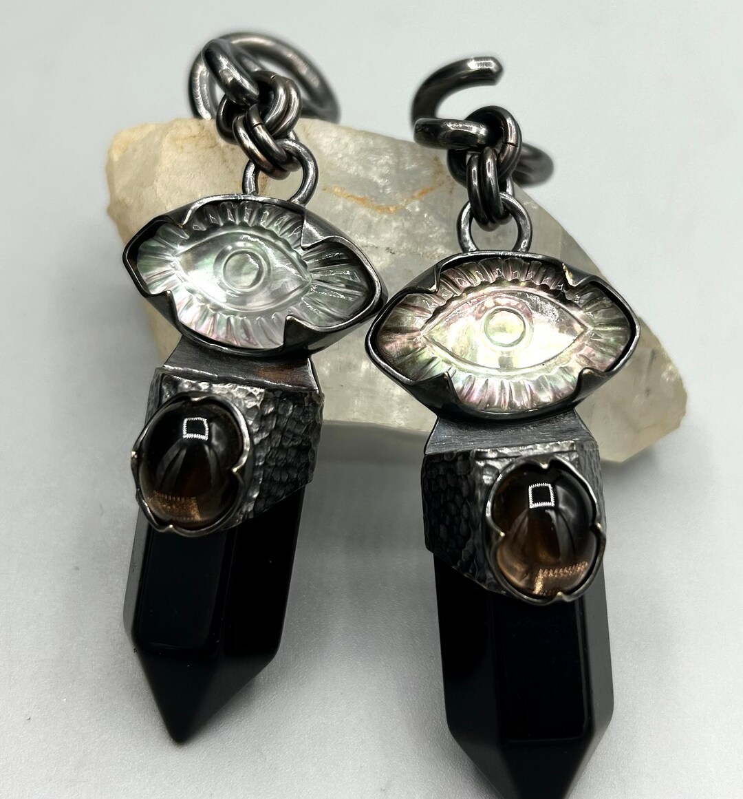 Evil Eye Ear Weights - Etsy