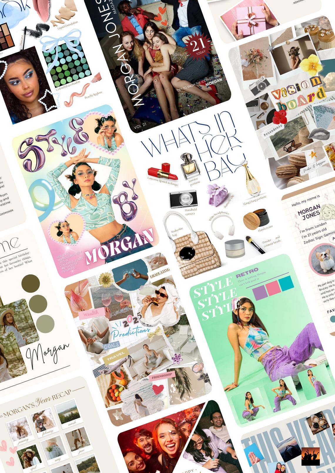 Vogue Birthday Magazine Custom Canva Template, Editable Magazine, Vogue ...