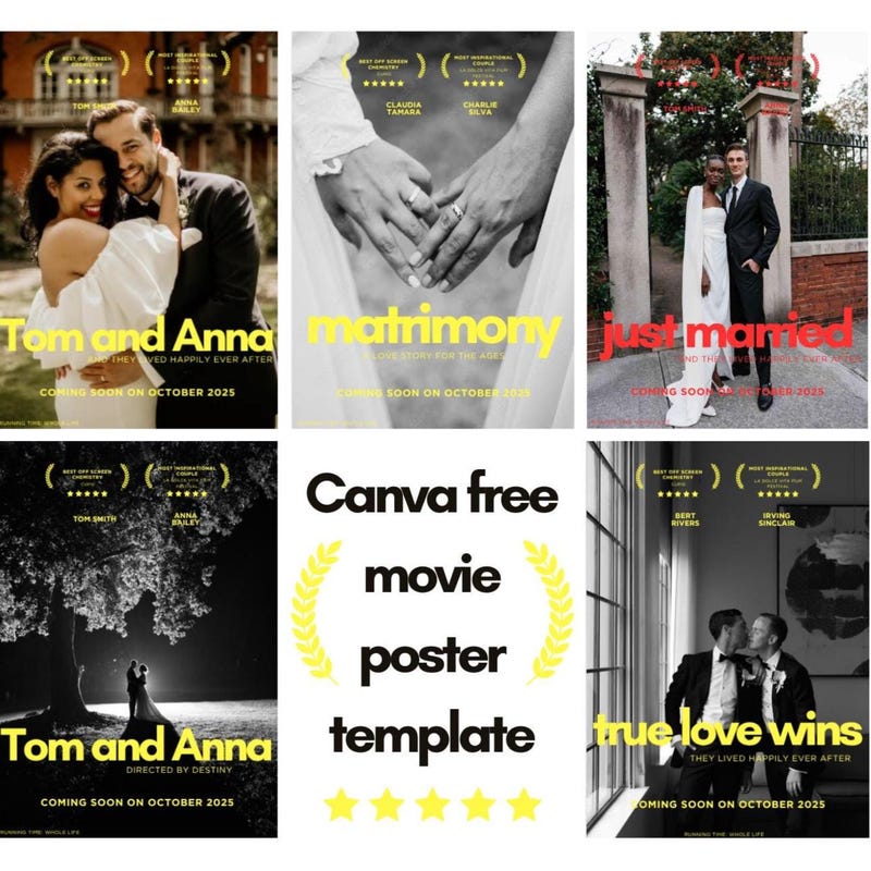 Movie Poster Timeline - Etsy