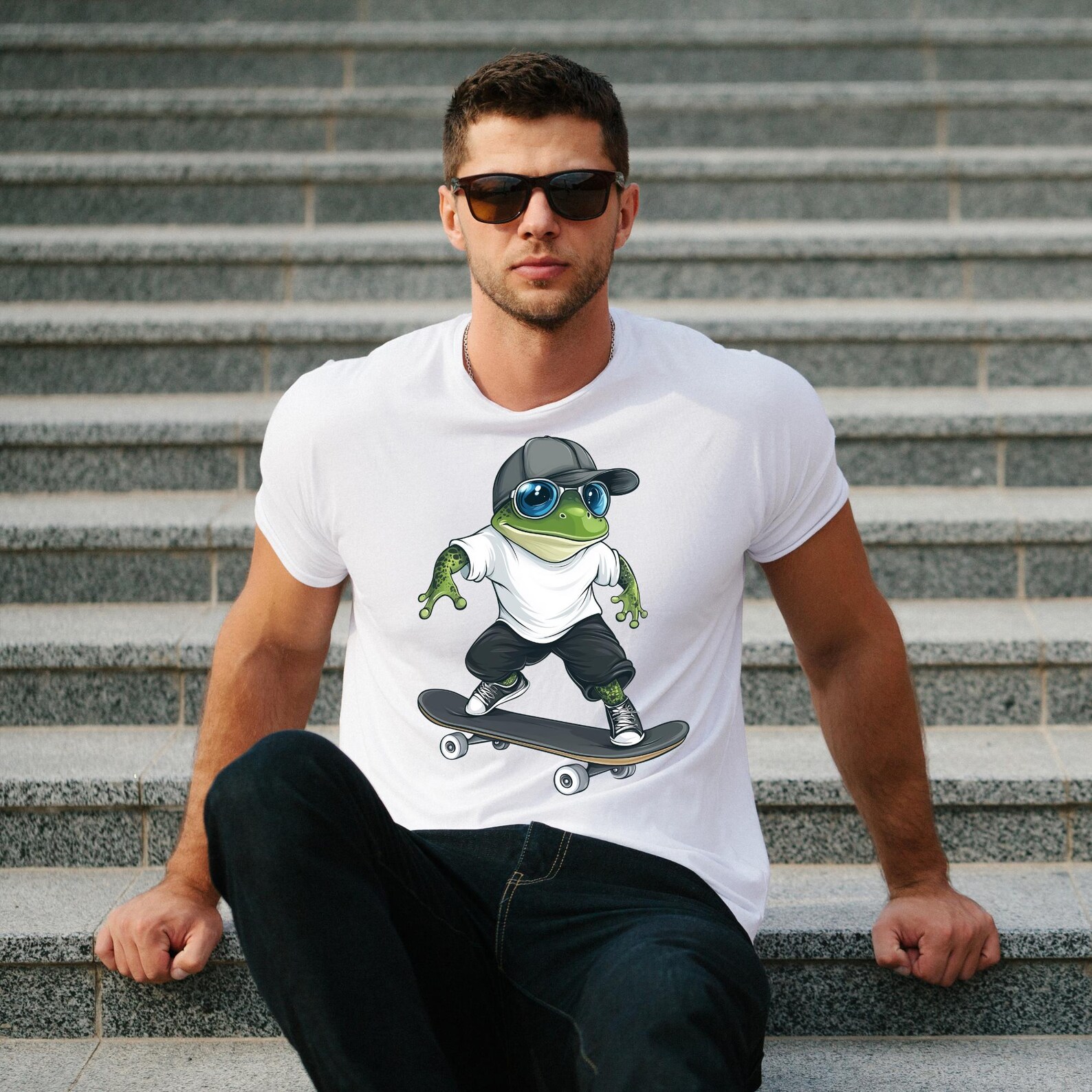 Frog Riding a Skateboard PNG, Delightful Frog Png, Skating Frog PNG ...