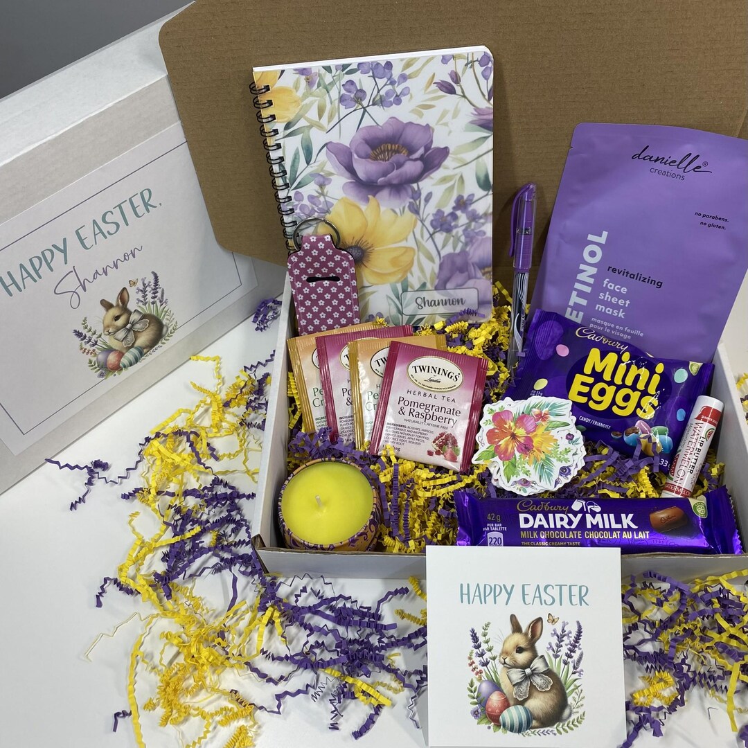 Personalized Easter Gift Box | Easter Treat Box | Gift for College ...