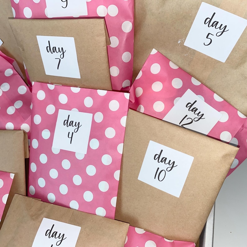 Spa Relaxation Advent Calendar | Personalized | 12 Days of Christmas ...