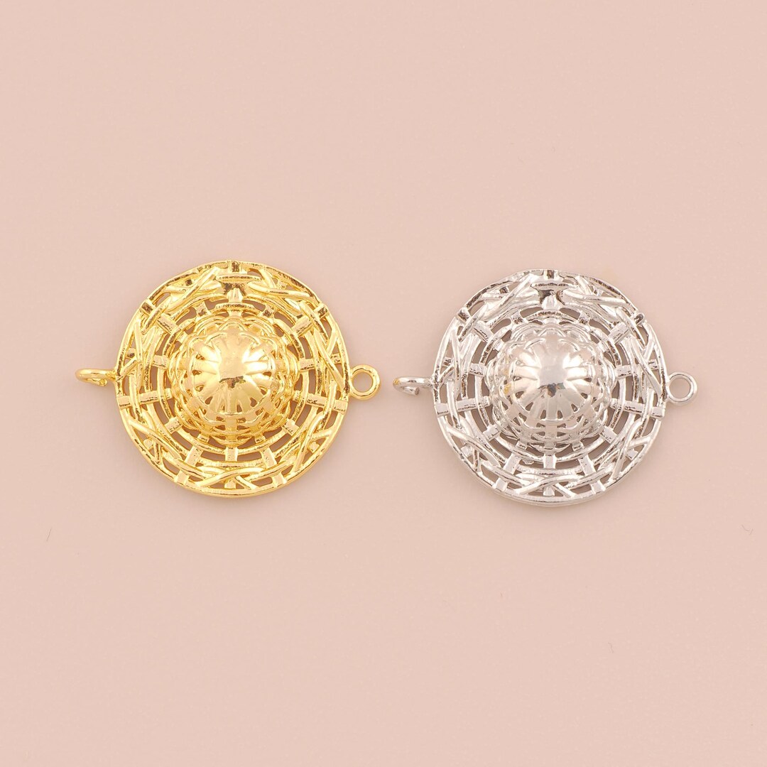 18K Gold Filled Hat Connectors Hat Connectors Hat Connectors for DIY ...