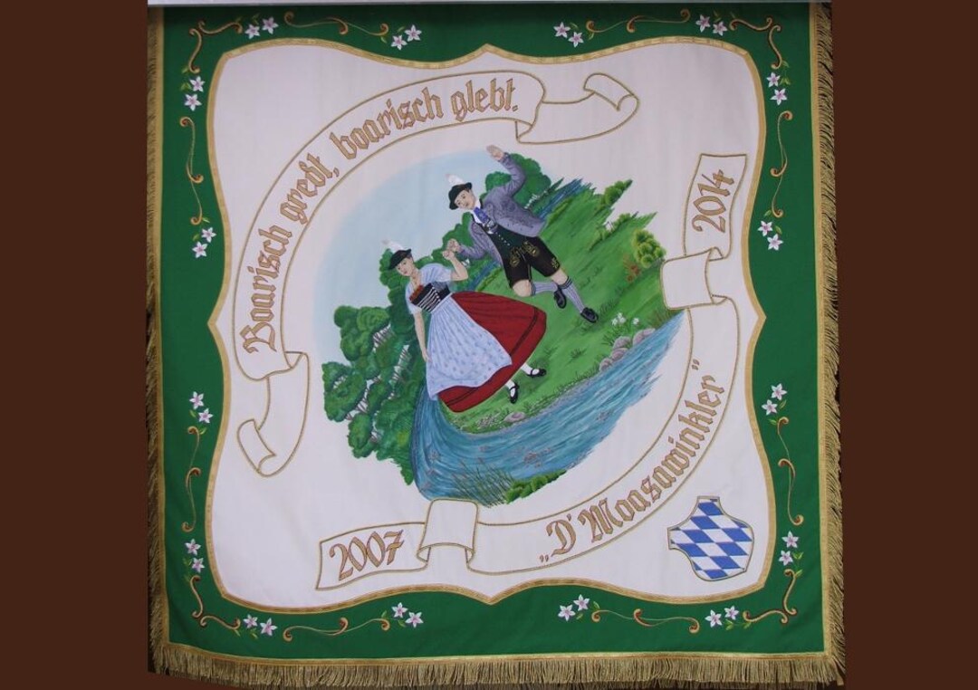 Customize Embroidery Flag Hand Embroidery Flag Hand Embroidery Banner ...