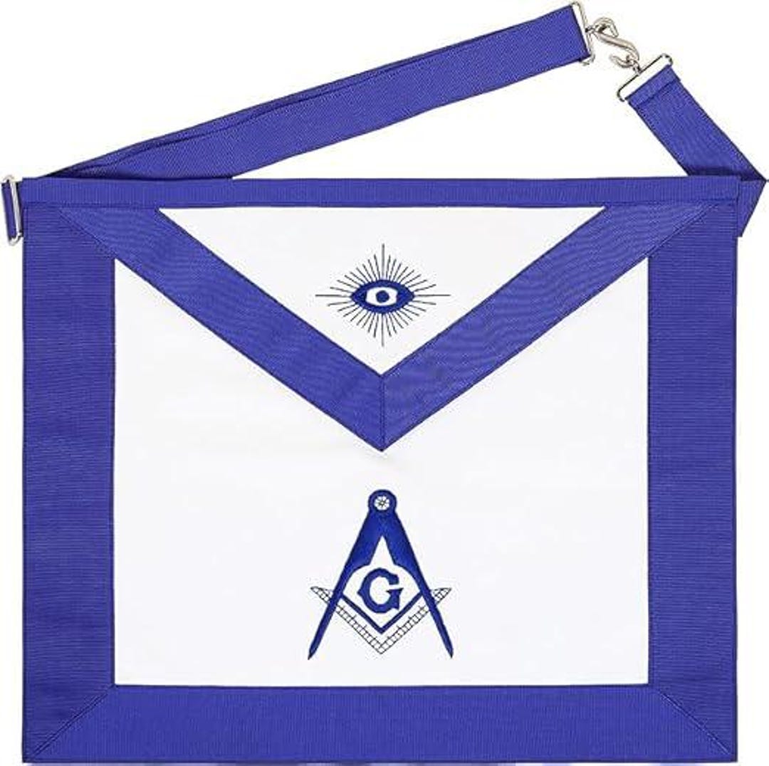 Masonic Blue Lodge Master Mason Apron With Embroidery - Etsy