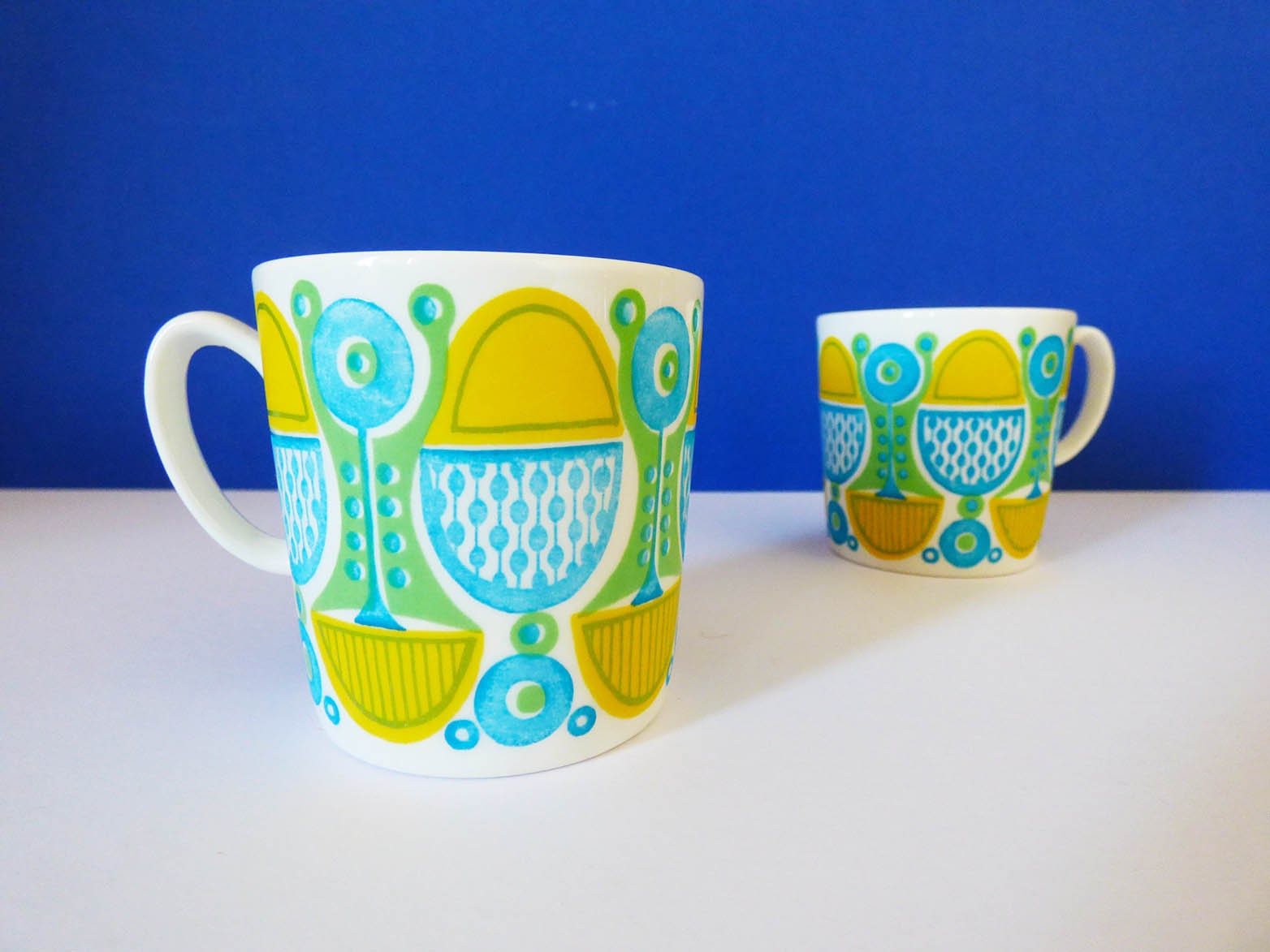 Figgjo Flint 2 x coffee cups Granada design