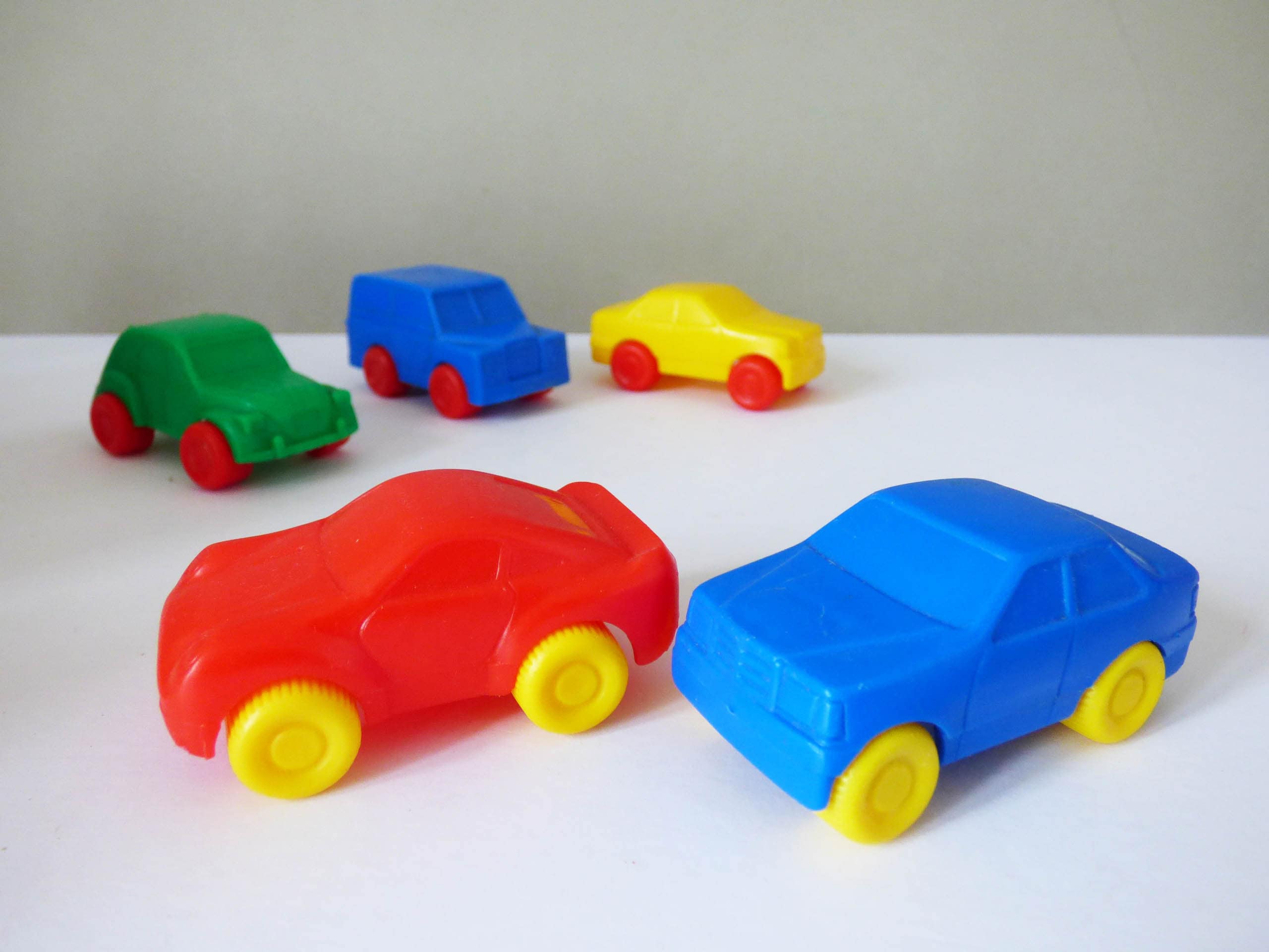 Plastic cars 1980s from Denmark HP Plast DK Hobro