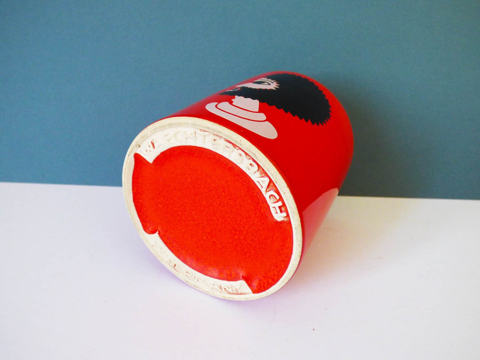 Vintage Waechtersbach ceramic beaker / pen pot