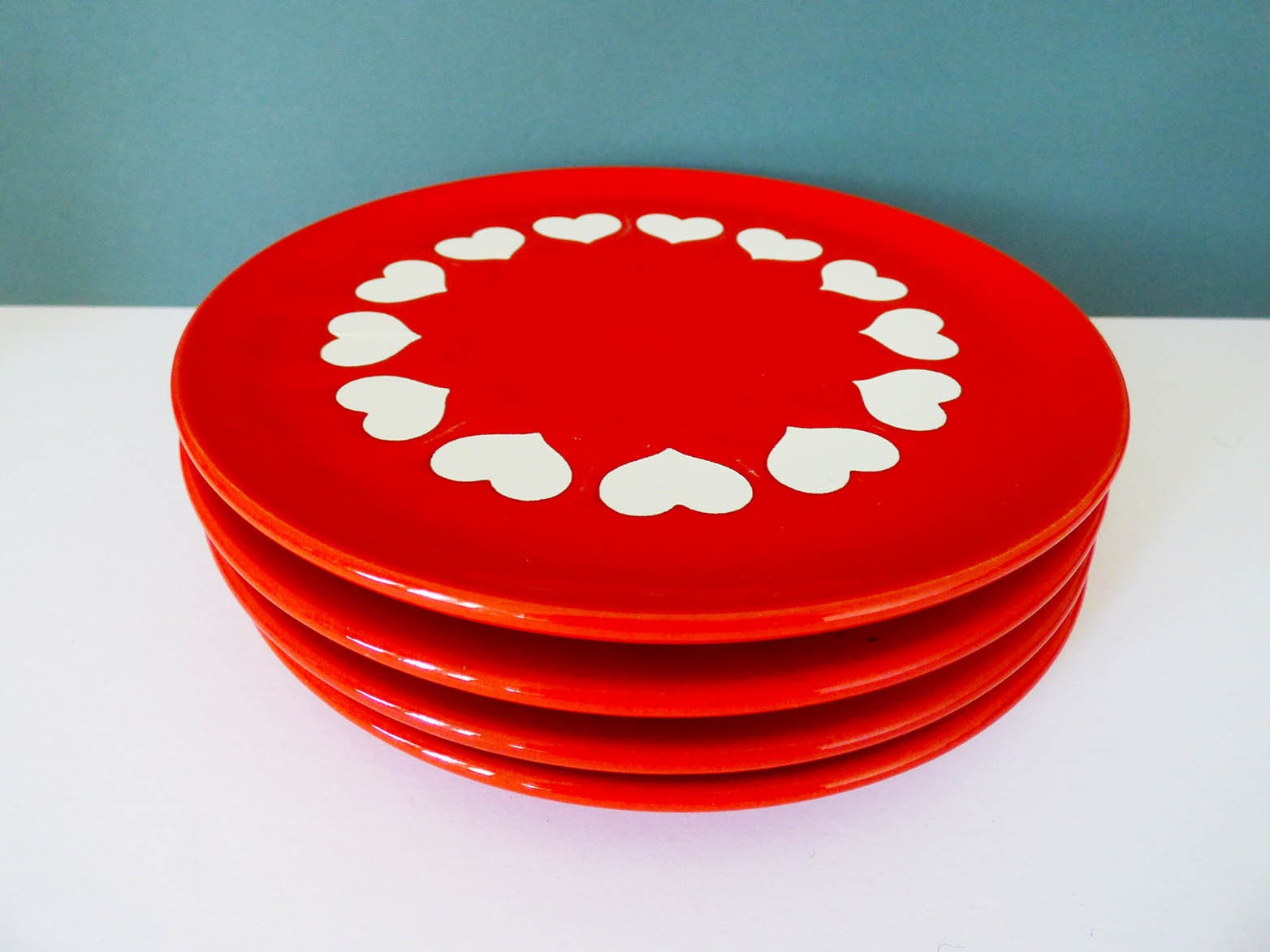 Reserved Waechtersbach heart design side plates