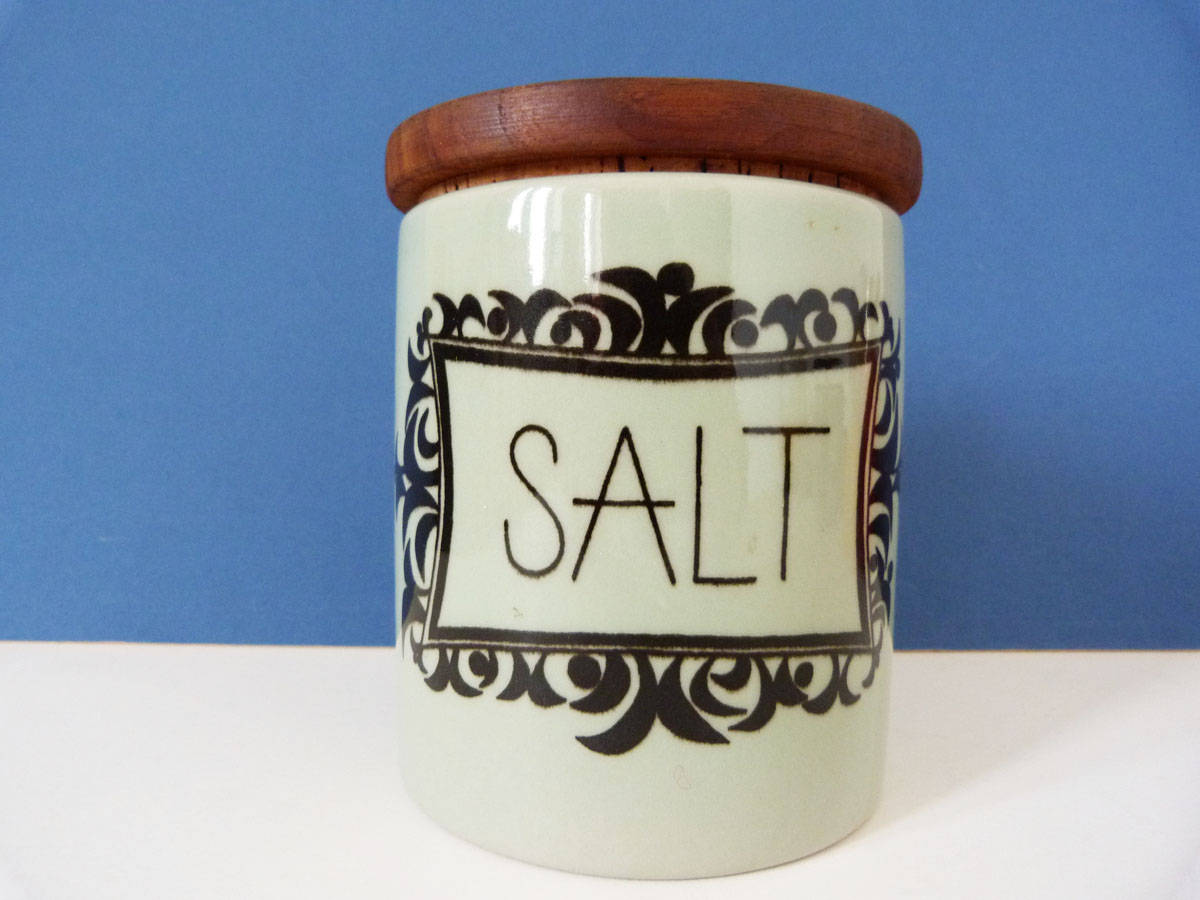 Rorstrand Kulinar Sweden salt storage jar vintage scandinavian