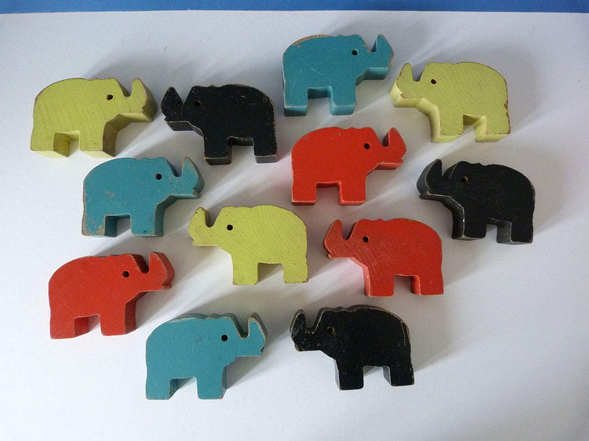 Jumbling Jumbo stacking elephant toy Abbatt toys England 1950's