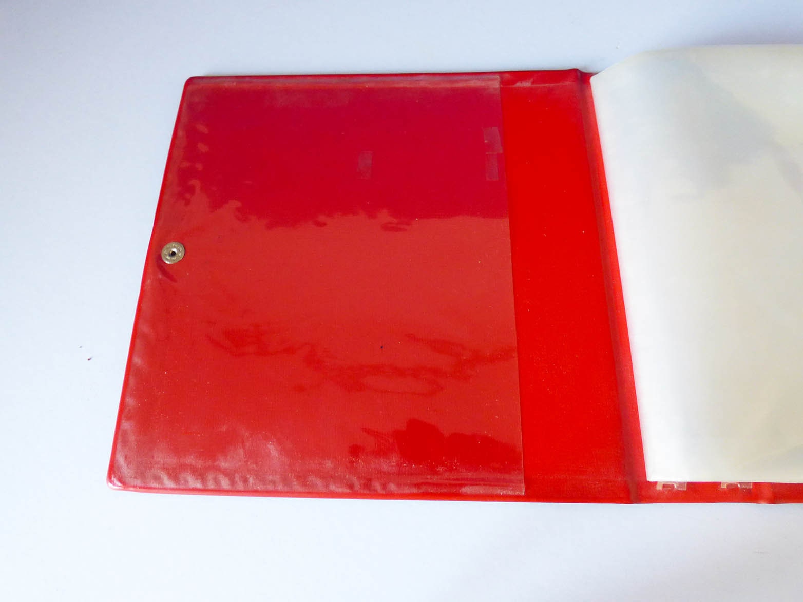 Vintage retro mid century 45s Record folder / case