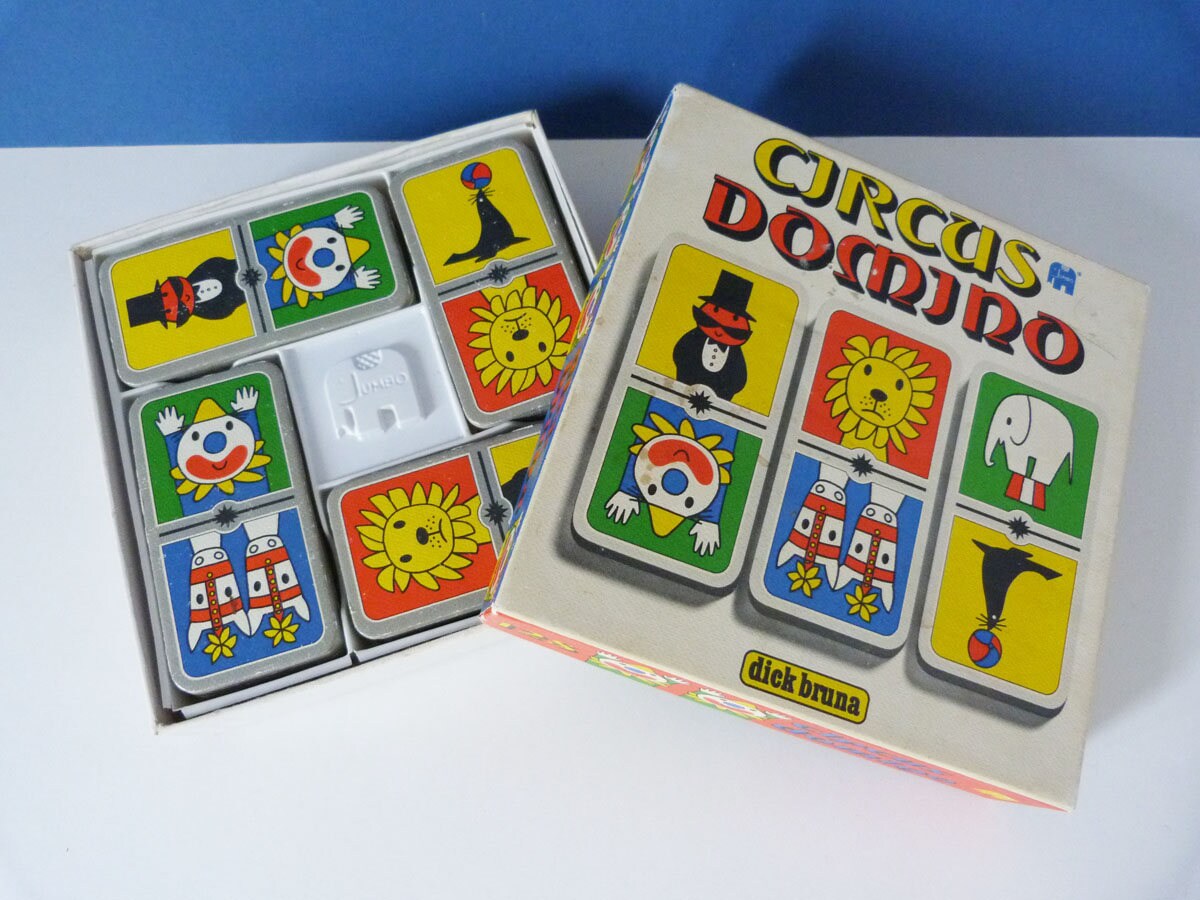 Vintage Dick Bruna Circus Domino's