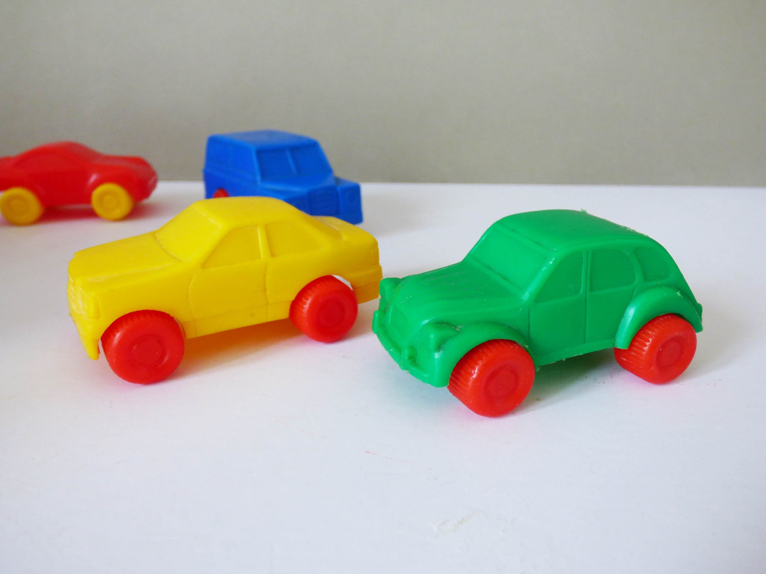 Plastic cars 1980s from Denmark HP Plast DK Hobro