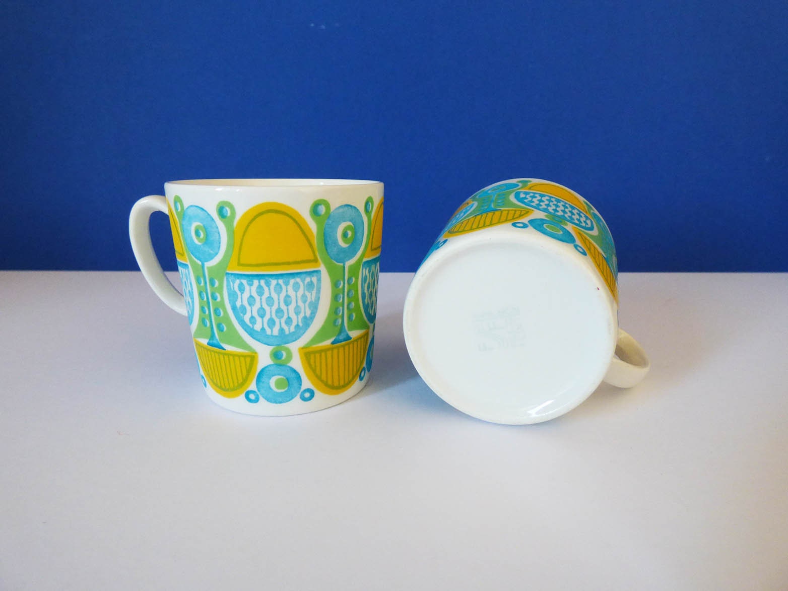 Figgjo Flint 2 x coffee cups Granada design