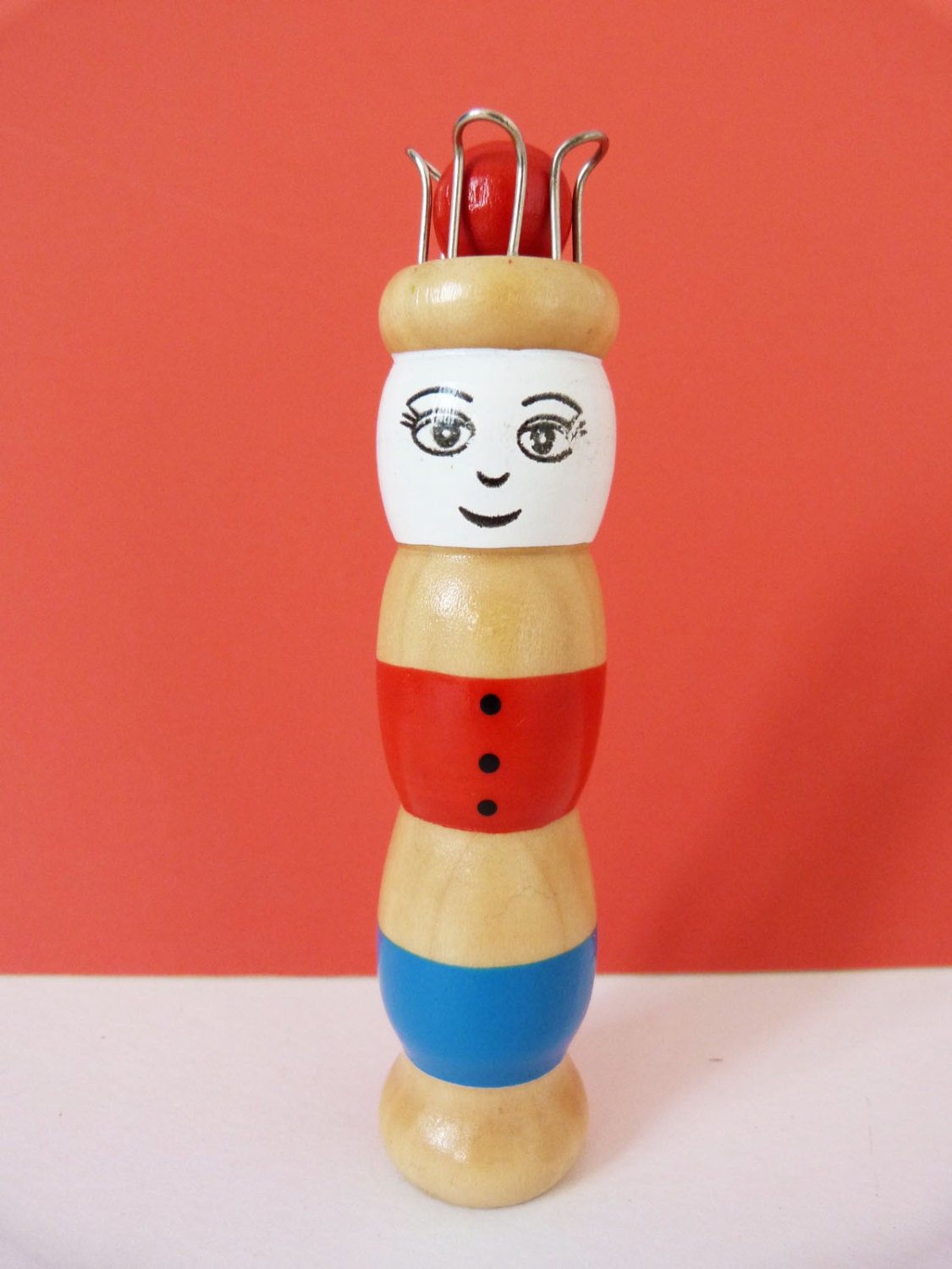 Vintage knitting nancy toadstool knitting tool spool