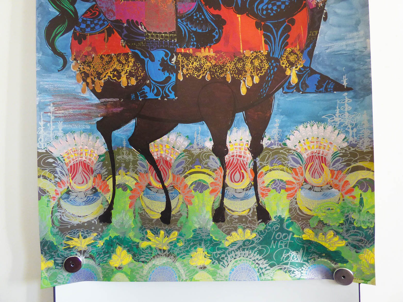 Bjorn Wiinblad print poster original 1001 Nats Arabian Nights