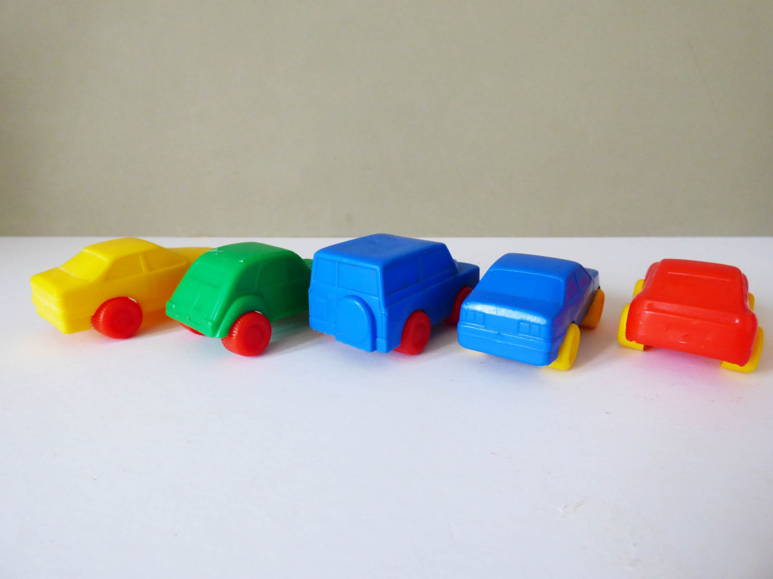 Plastic cars 1980s from Denmark HP Plast DK Hobro